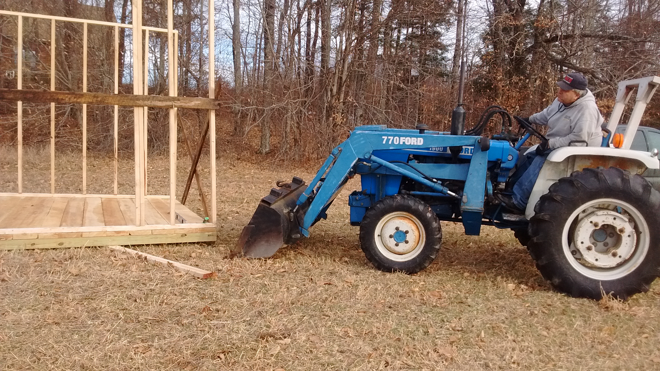 Sap house progress – Two Rock Ridge Farm